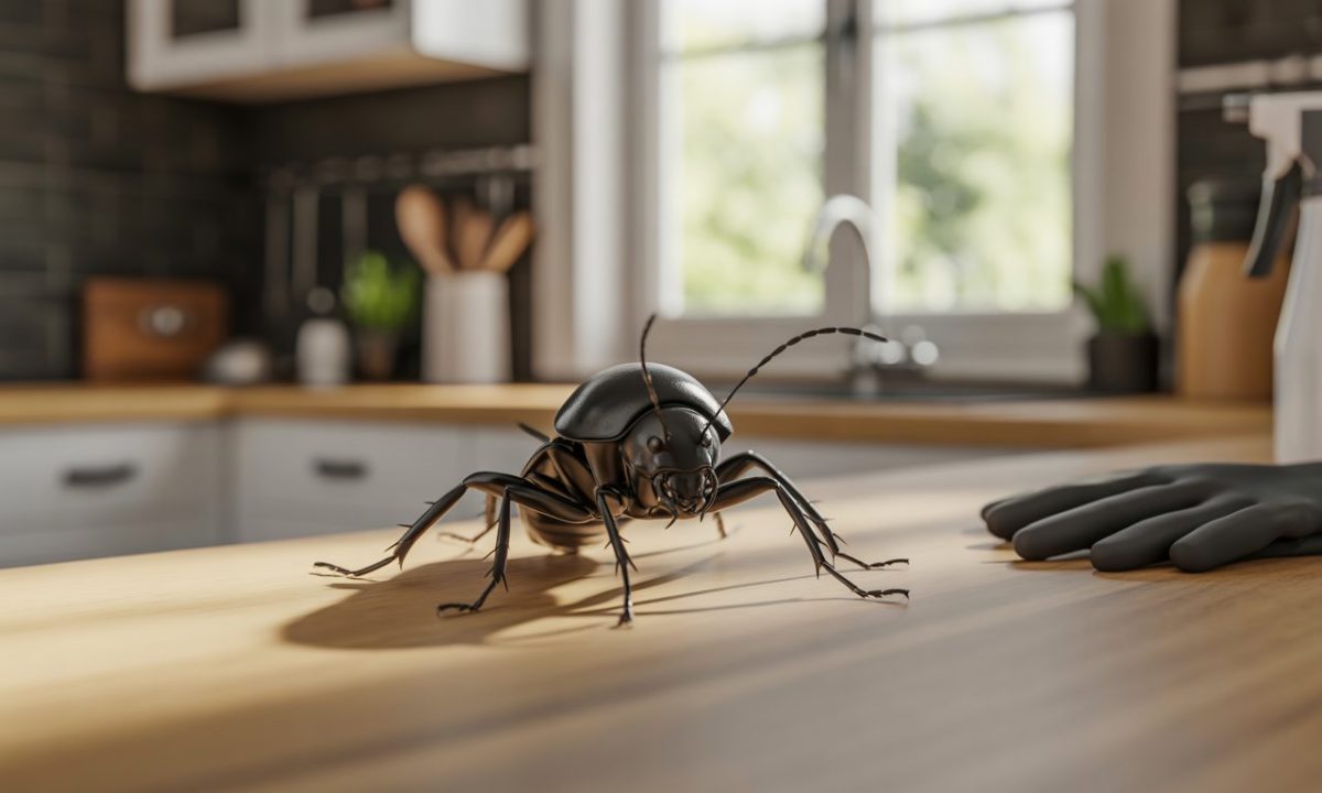 Insecte noir dans la maison : identification et élimination - Yourte & Spa